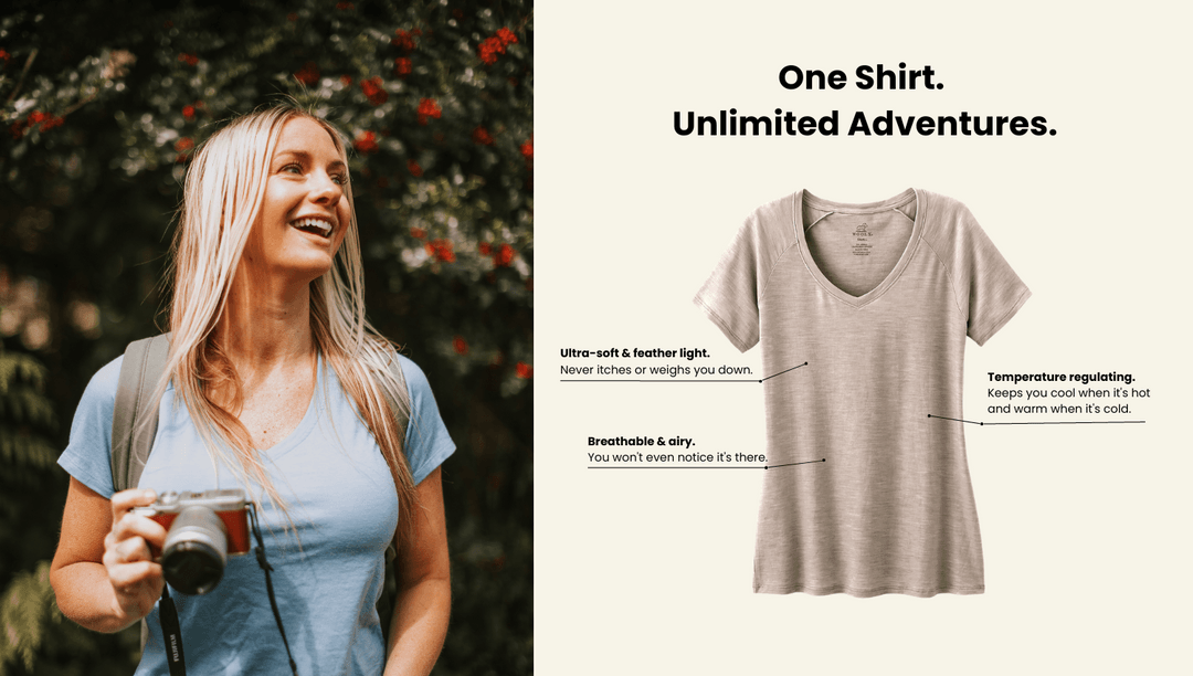 Woolx Merino - Best Selling Mia Tee